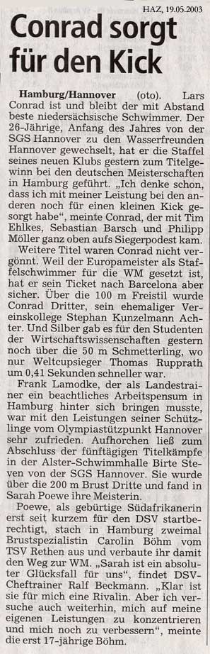 Lars Conrad : Presse